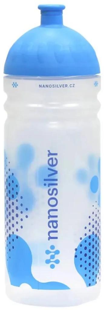 nanosilver® Antibakteriální sportovní láhev nanosilver® čirá/ modrá