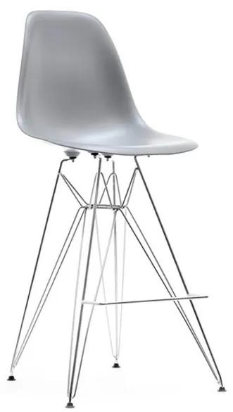 design4life Barová židle MOBI Šedá