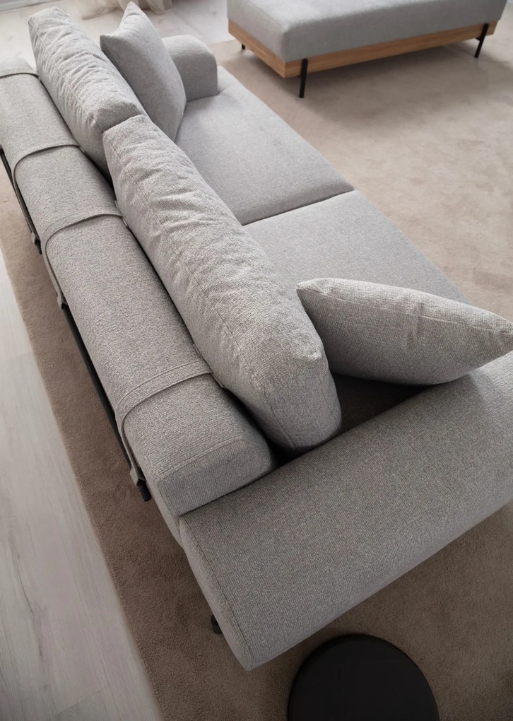 Hanah Home Třímístná pohovka ETI dub šedá 220 cm