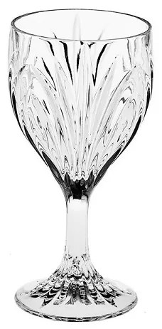Crystal Bohemia VYŘAZENO Sklenice na víno ELISE 220 ml, 6 ks
