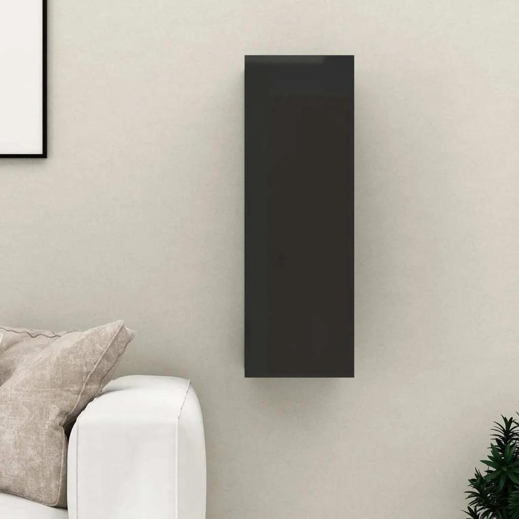 vidaXL TV stolek 30,5x30x90 cm kompozitní dřevo [815747] Barva: Betonová šedá