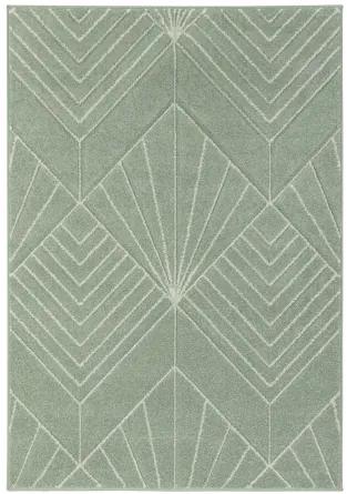 Koberce Breno Kusový koberec PORTLAND 58/RT4G, Zelená, Vícebarevné, 80 x 140 cm