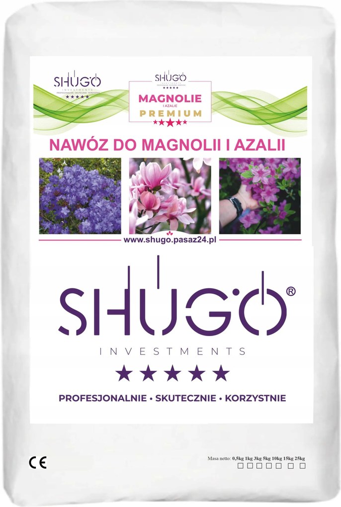 Hnojivo Magnolie & Azalky V Plném Květu! 10 kg Bujné a zdravé květiny!