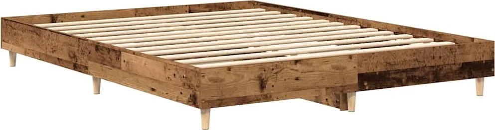 Rám postele bez matrace Staré dřevo 150x200 cm kompozitní dřevo 3328715
