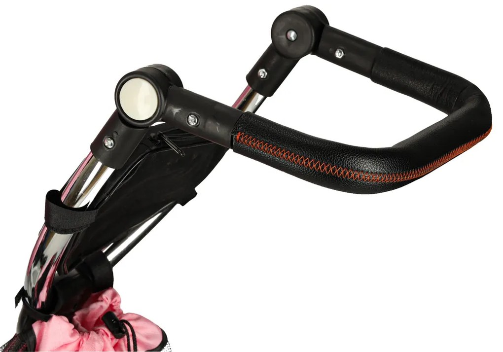 Creative Corner Trike Fix V3 tříkolka 3v1 kočárek kolo 360 otočné volné kolo růžová