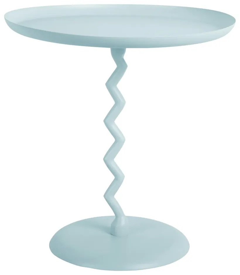 Kovový kulatý odkládací stolek ø 40 cm Zig Zag – Leitmotiv