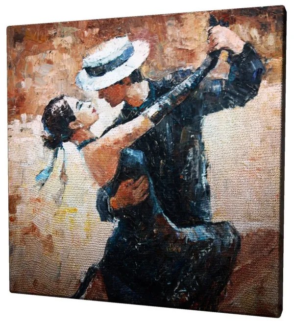 Obraz na plátně Dancers in love KC013 45x45 cm