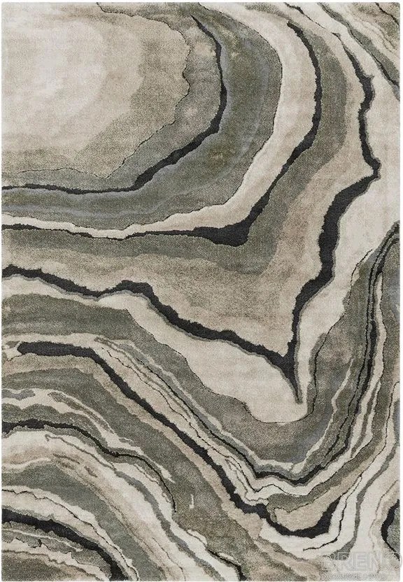 Breno Kusový koberec BOLOGNA 461 green zelený malachit, 200x290 cm, Zelená/Vícebarevné