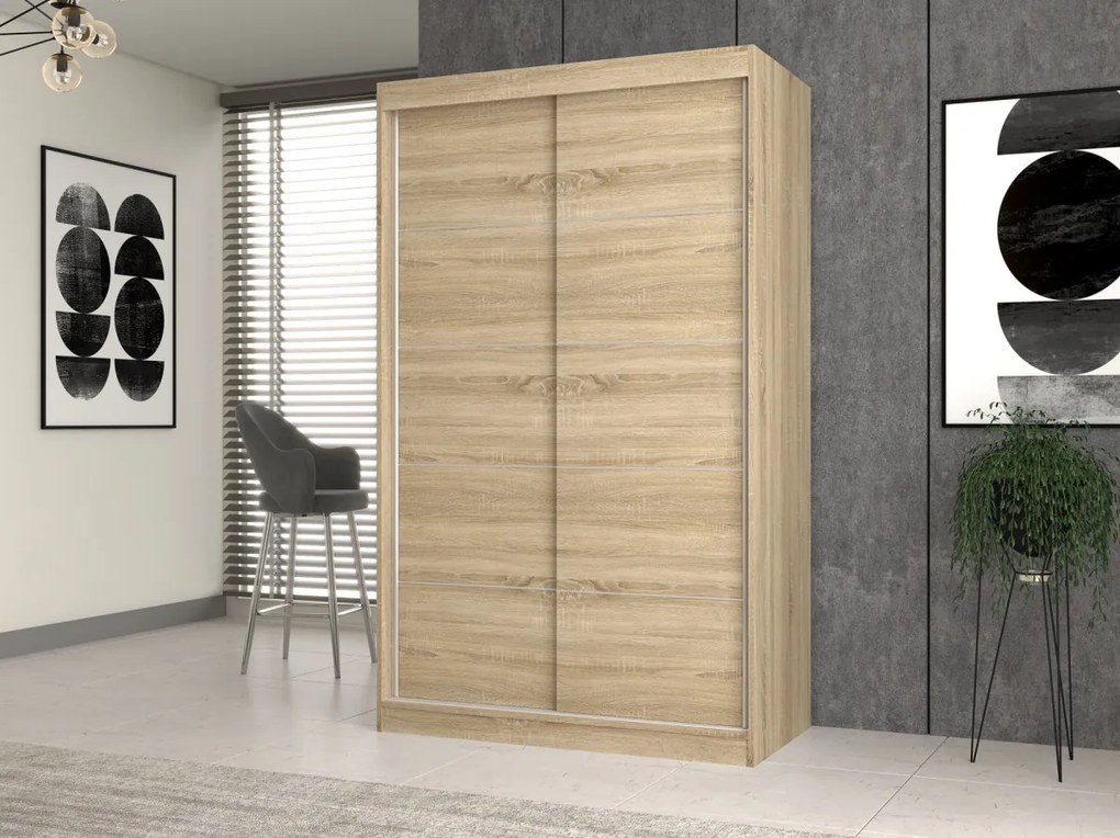 Šatní skříň IGA I 120 cm dub sonoma