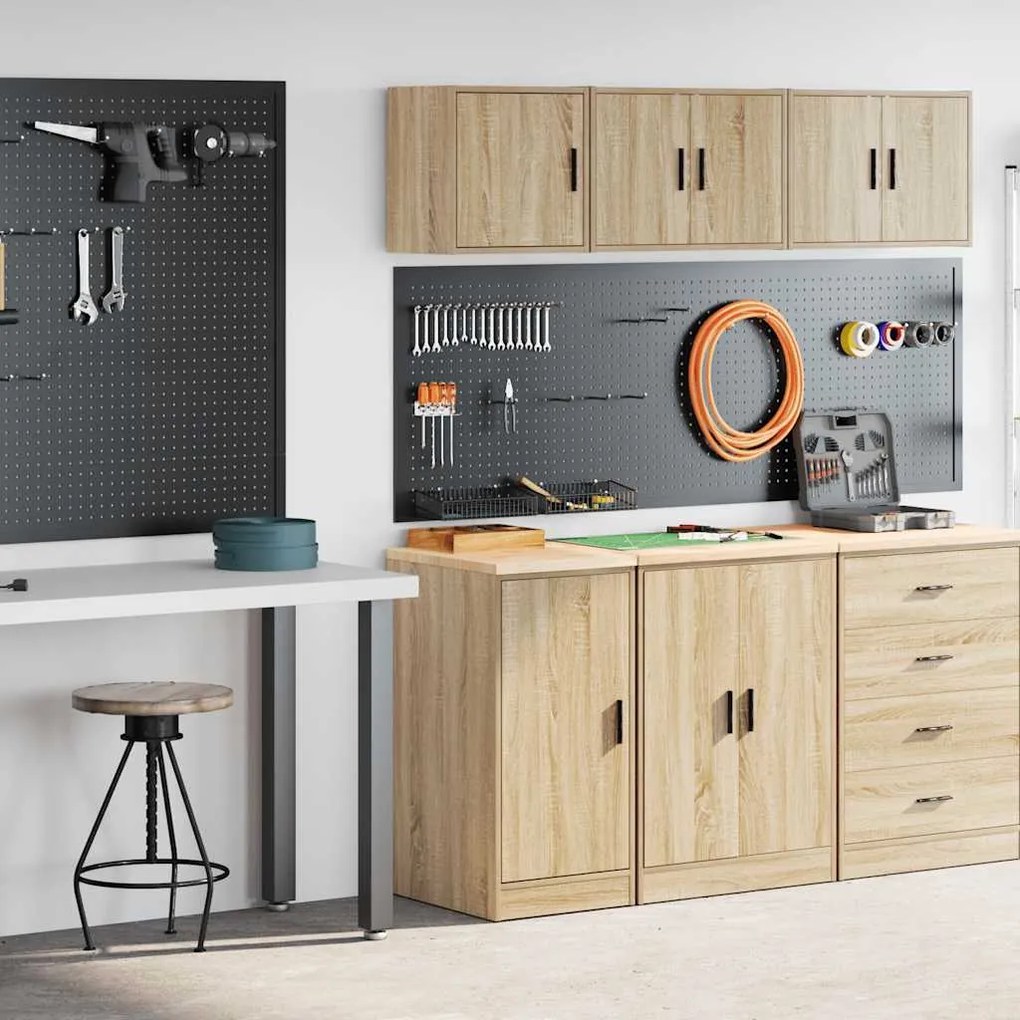 Garážové skříně 2 ks dub Sonoma kompozitní dřevo 3328298