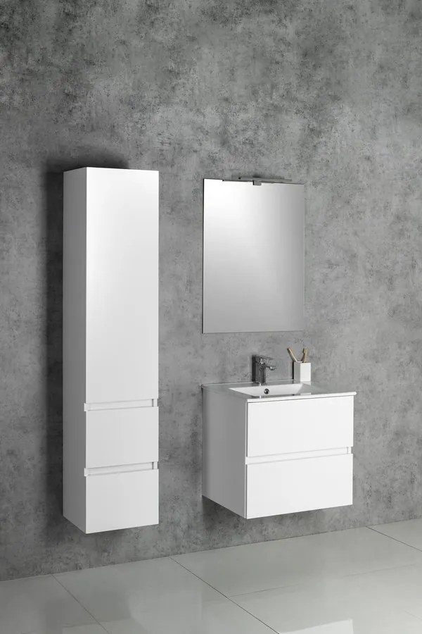 Aqualine Aqualine, PANEDA umyvadlová skříňka 59,5x55x45,2cm, bílá, PN260