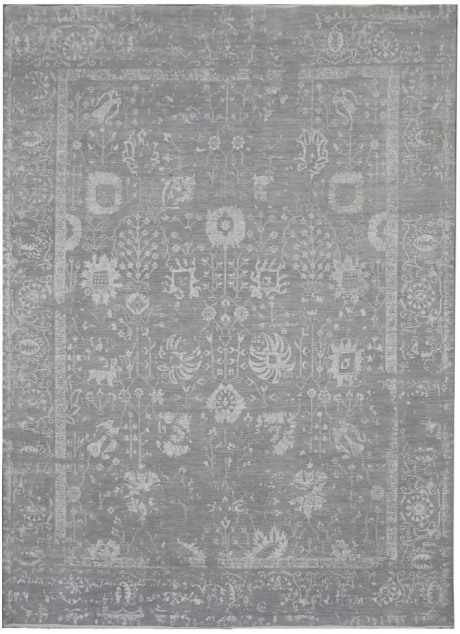 Hans Home | Ručně vázaný kusový koberec Diamond DC-VASE 3 Silver/silver - 140x200