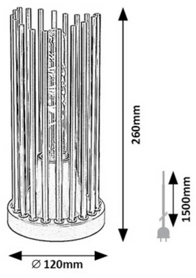 Rabalux 74021 stolní lampa Roxas