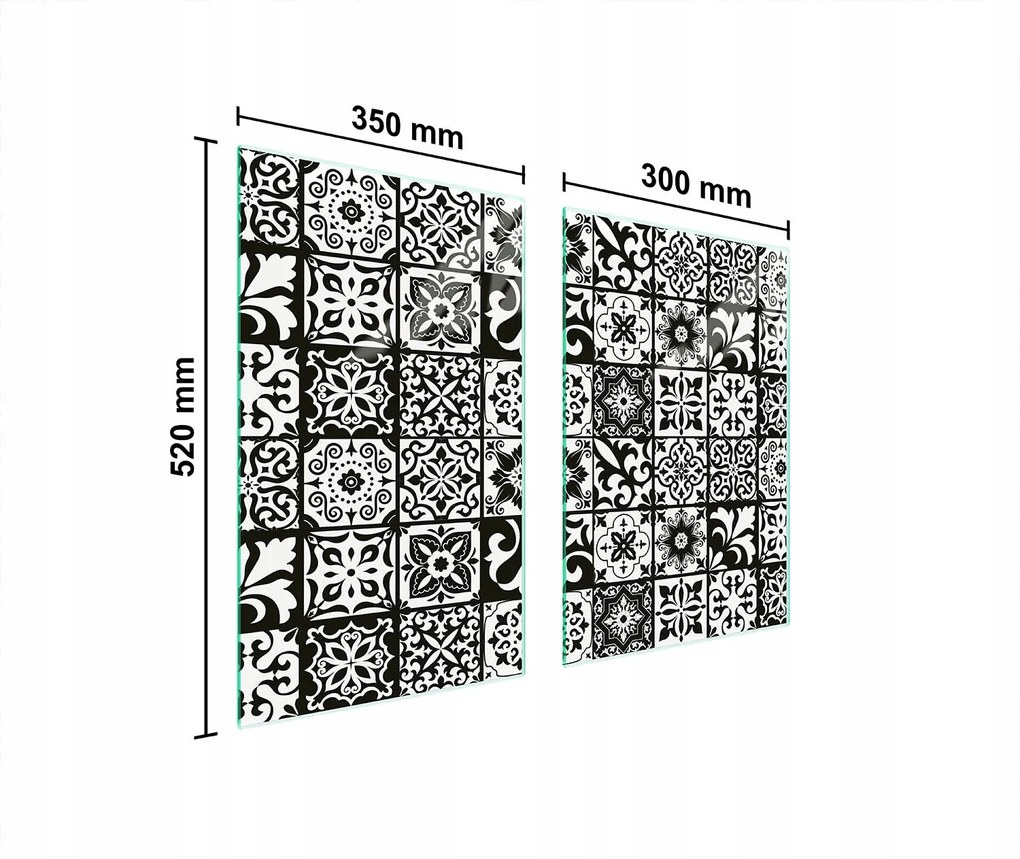 Skleněná Ochranná Deska Do Kuchyně 65x52 Mozaika