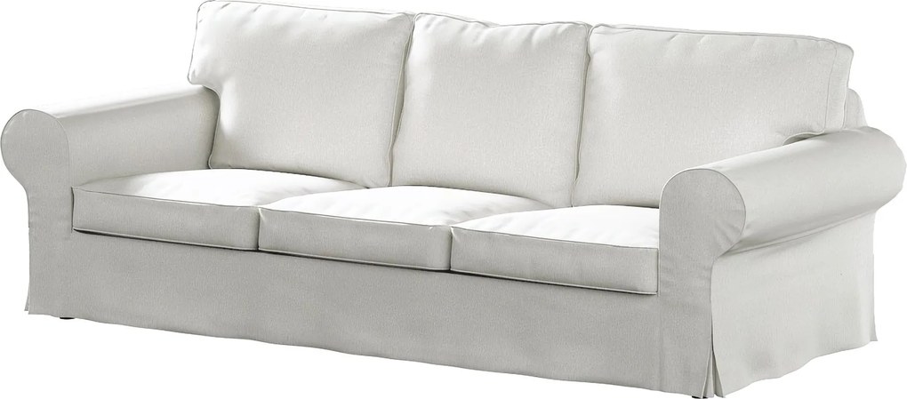 Potah na pohovku IKEA  Ektorp 3-místná, rozkládací STARÝ MODEL PIXBO barva krémová látka pletený vzor