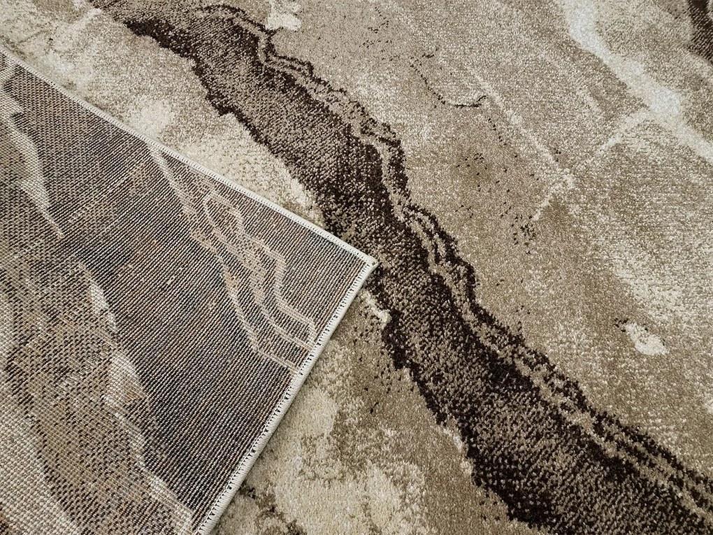 BE Koberec Wenus 7772 BEIGE - béžový, hnědý obdélníkový Rozměr: 280x370 cm