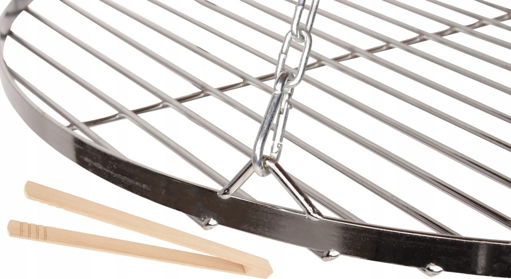 Rošt Nad Ohniště Pro Gril Fi 60 CM Zahradní Chrom Pro Trojnožku