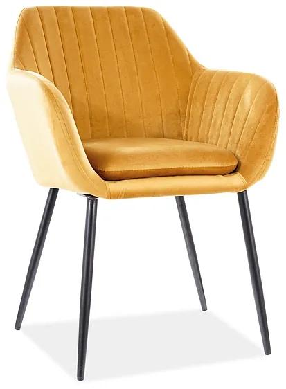 Jídelní židle WENUS Velvet, 57x82x40, bluvel 68