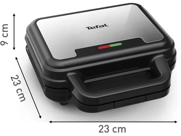 Tefal - Toustovač ULTRA COMPACT 3v1 700W/230V černá/chrom
