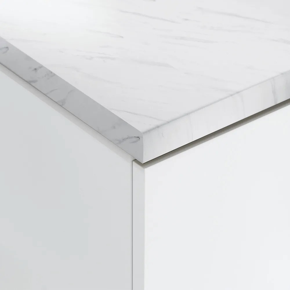 Kuchyňská pracovní deska | VOLITELNÁ DÉLKA | cena za 1 m | síla 38 mm | hloubka 60 cm | MARBLE BIANCO