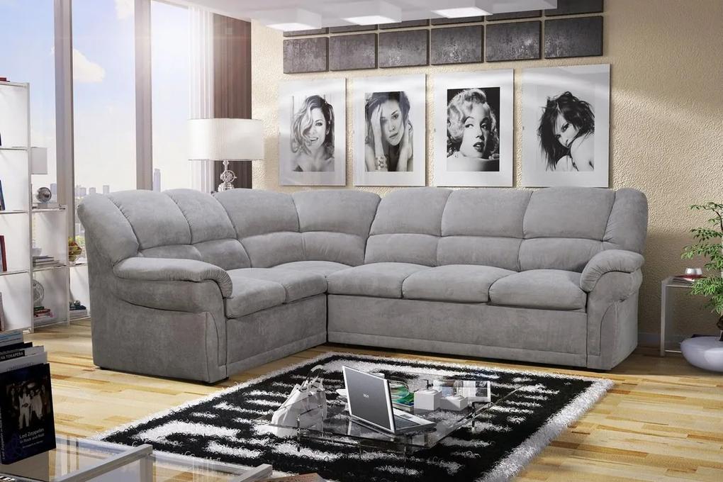 Casarredo - Komfort nábytek Rohová sedací souprava LANZAROTE, rozkládací s úložným prostorem, výběr barev | potah: orinoco 100,Umístění rohu: roh na levé straně