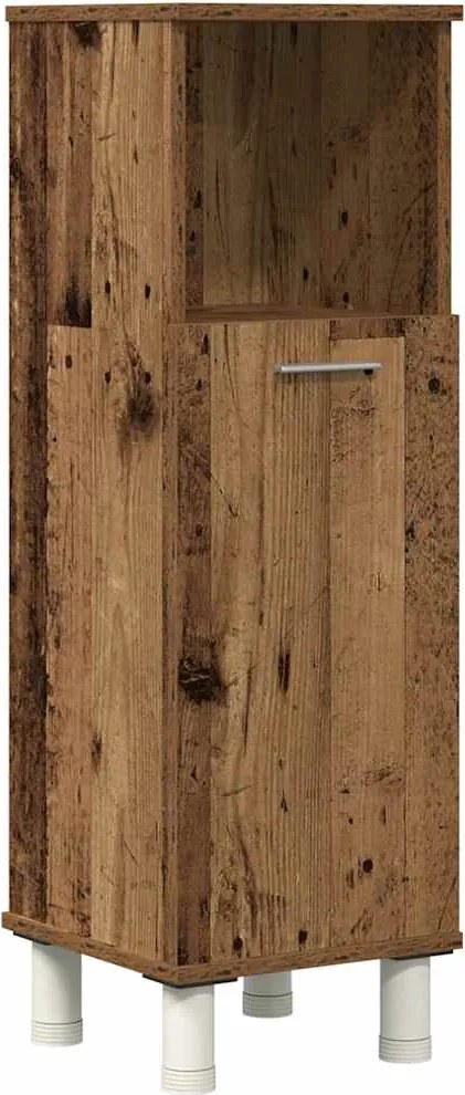4dílná koupelnová sestava old wood kompozitní dřevo 3328557