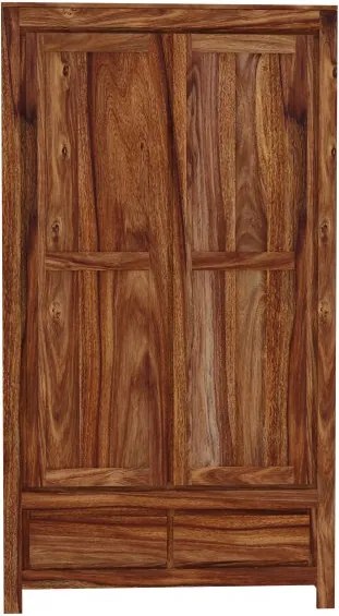Indický nábytek - Skříň Gani 110x200x60 z indického masivu palisandr Natural