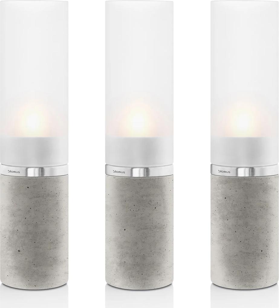 Blomus Set svícnů FARO beton Ø 5 cm