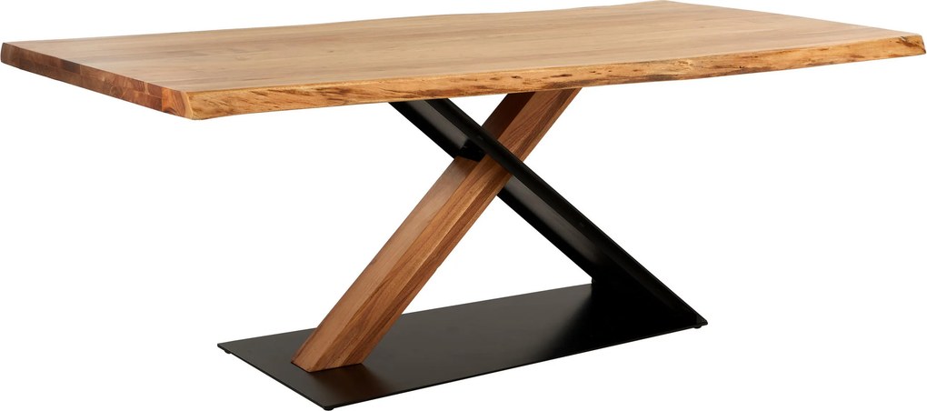 XXXLutz JÍDELNÍ STŮL, akácie, černá, barvy akácie, 200/100/76 cm Linea Natura - 001630016001