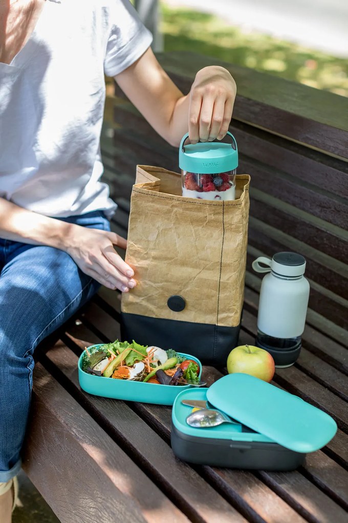LEKUE Termotaška na svačinový box Lékué Lunchbag To Go | černá