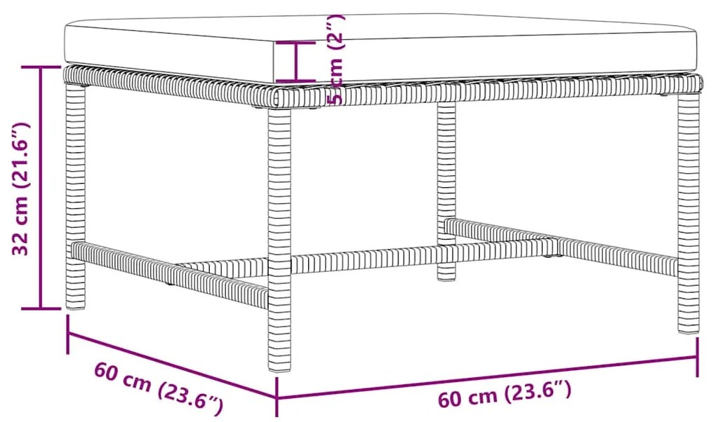 vidaXL Marketos 4dílná zahradní sedací souprava s poduškami černá polyratan