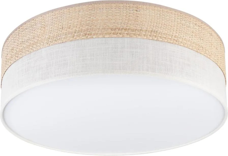 Stropní svítidlo SIRJA BOHO 2xE27/15W/230V pr. 45 cm béžová/krémová