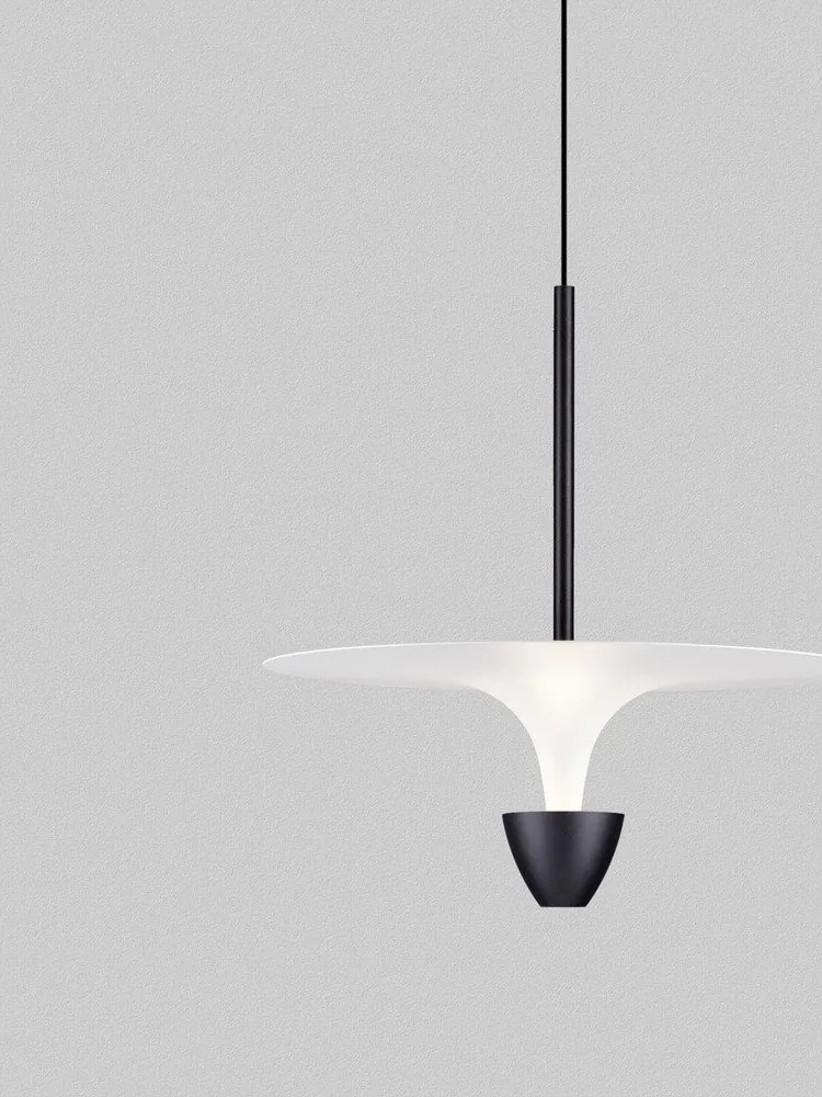 Matně černé hliníkové LED závěsné svítidlo ø 34 cm Topio – Nova Luce