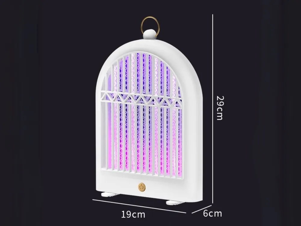 Verk Group Elektrická led insekticidní lampa uv pro komáry mouchy přívěsek 2 usb režimy