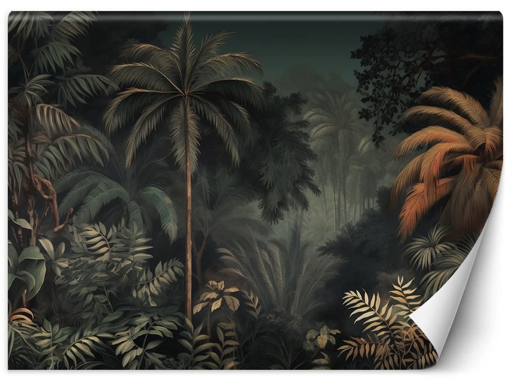 Gario Fototapeta Tropická džungle v noci Materiál: Vliesová, Rozměry: 200 x 140 cm