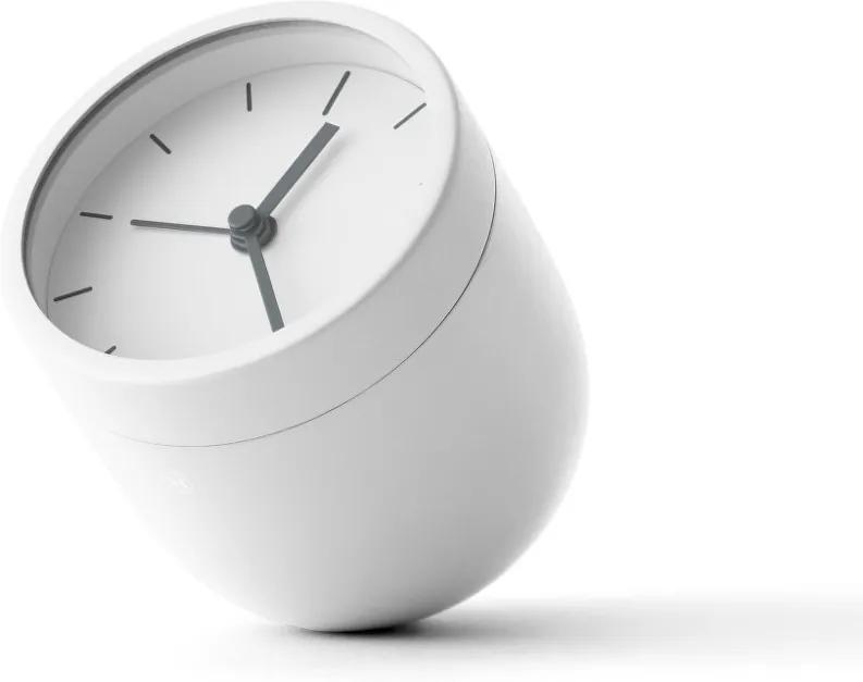 Menu Budík Tumbler Alarm Clock, white