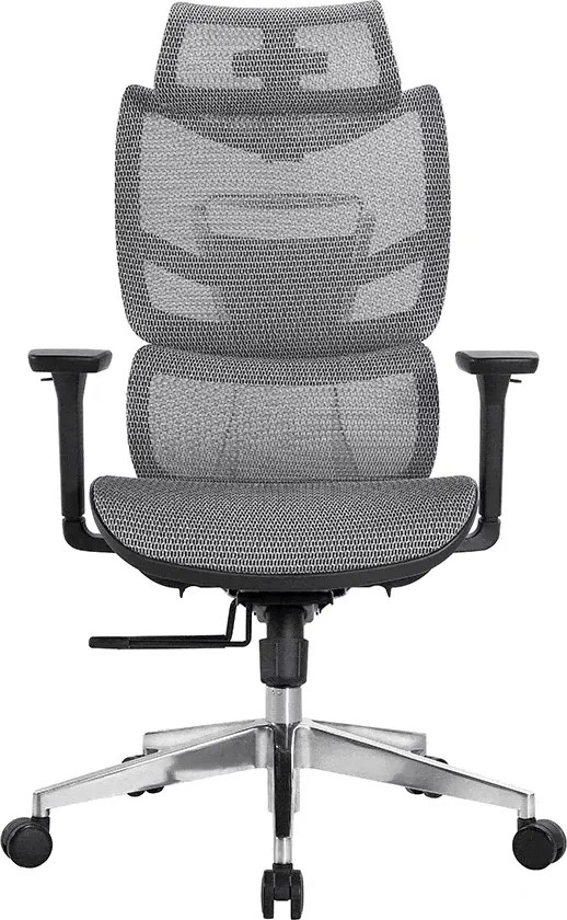 Ergonomická síťovaná kancelářská židle MOSH Airflow 690 – černo-bílá