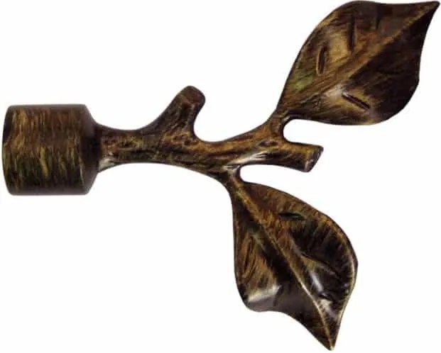 URBÁNEK Garnýže - koncovka pr.16 mm Větvička - Stříbrná matná