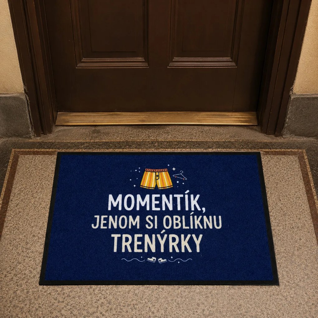 Mercury Flooring, Trenýrková rohožka 40x60 cm - na ven i na doma, 40x60, modrá