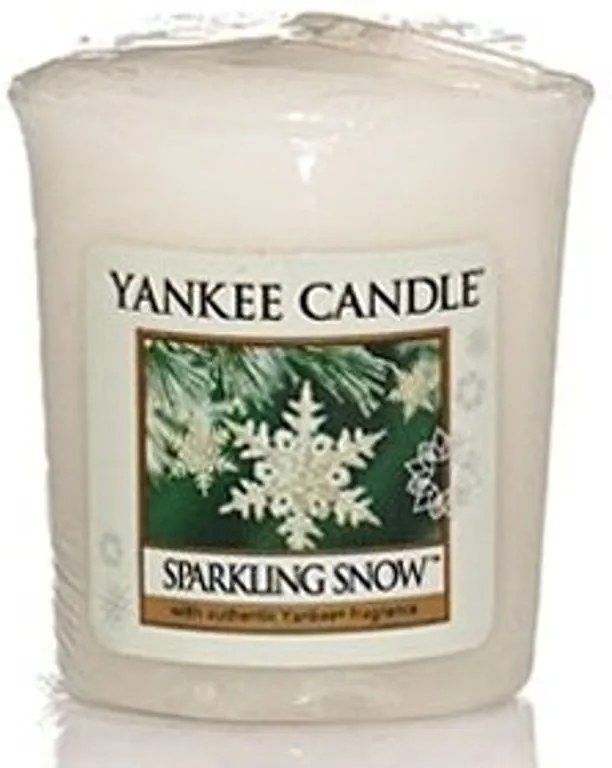 Svíčka votivní Sparkling Snow, Yankee Candle