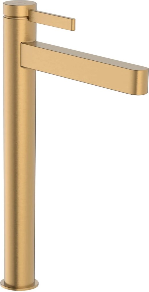 Hansgrohe Finoris - Umyvadlová baterie, s výpustí Push-Open, CoolStart, EcoSmart, kartáčovaný bronz 76072140