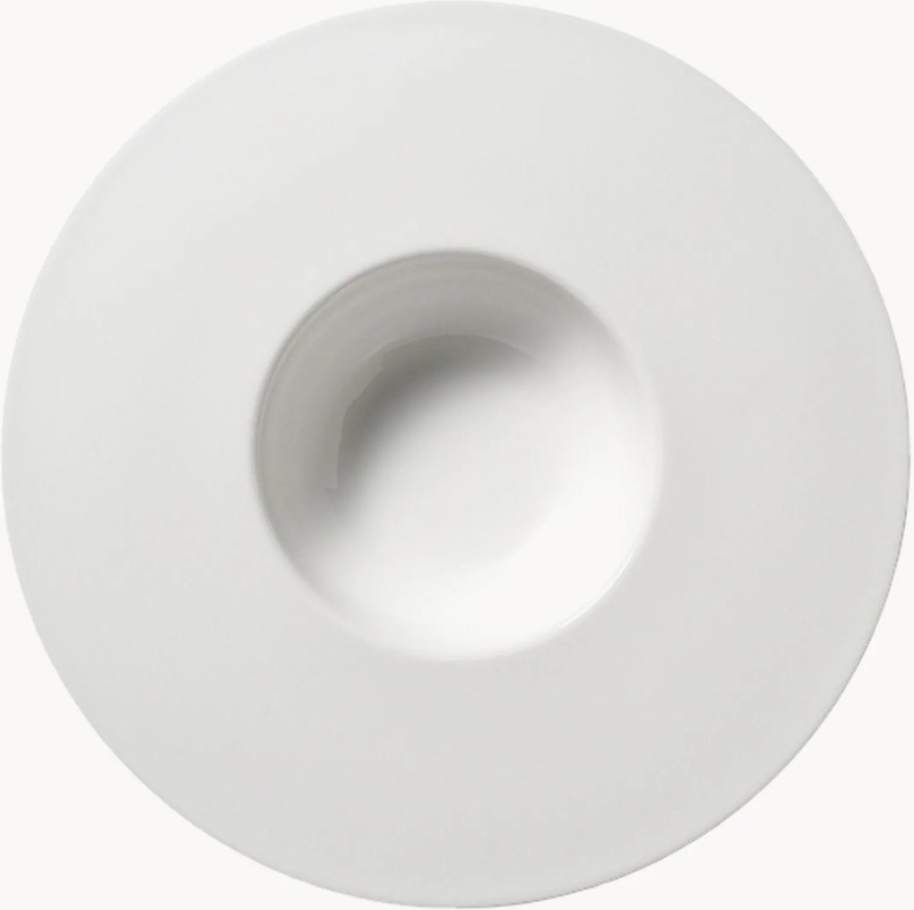 Sada hlubokých talířů z kostního porcelánu Cross White, 6 dílů