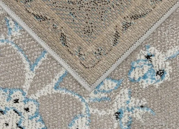 Breno Kusový koberec SOFT ABREPA P Azure, 80x150 cm, Vícebarevné