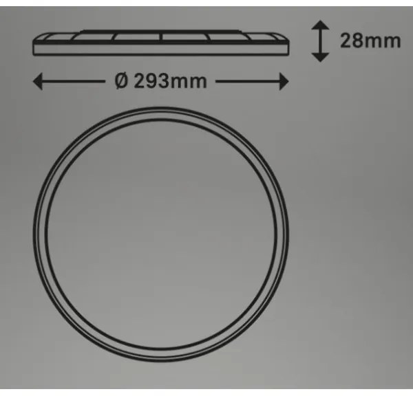 Briloner 7079-015 - LED Stmívatelné svítidlo SLIM LED/18W/230V 2700-6500K + DO