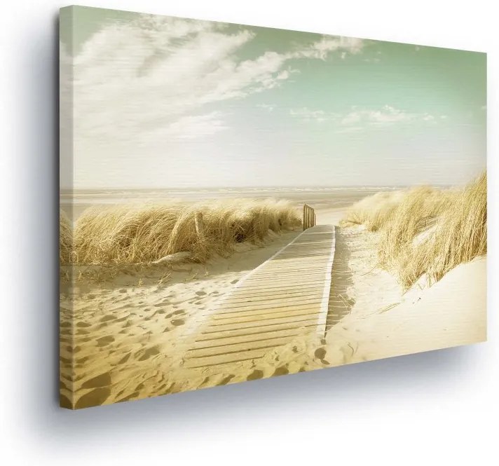 GLIX Obraz na plátně - Plážová Cesta 100x75 cm