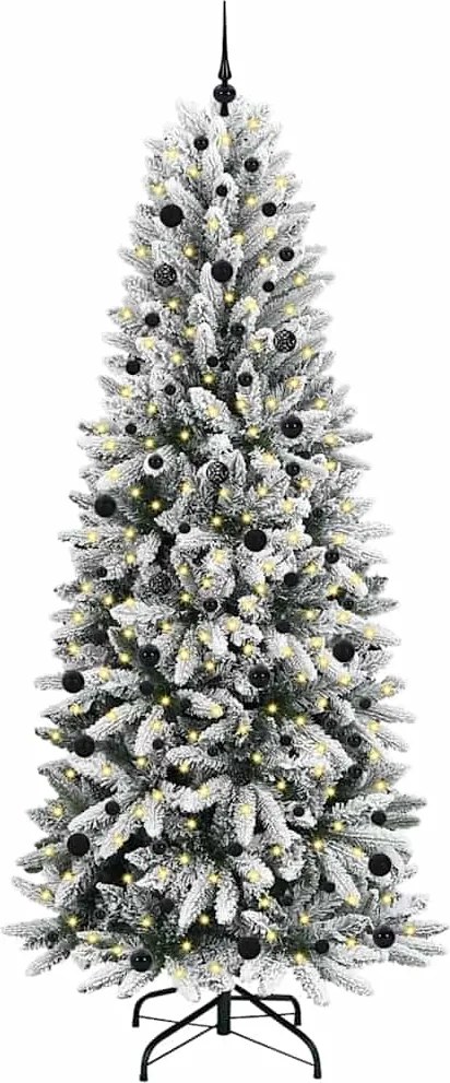 Umělý vánoční stromeček Bílá 240 cm PVC, plast, ocel a PE 3396070