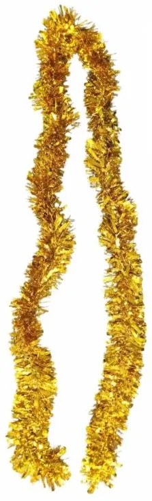 Vánoční dekorační girlanda, žlutá, 2m