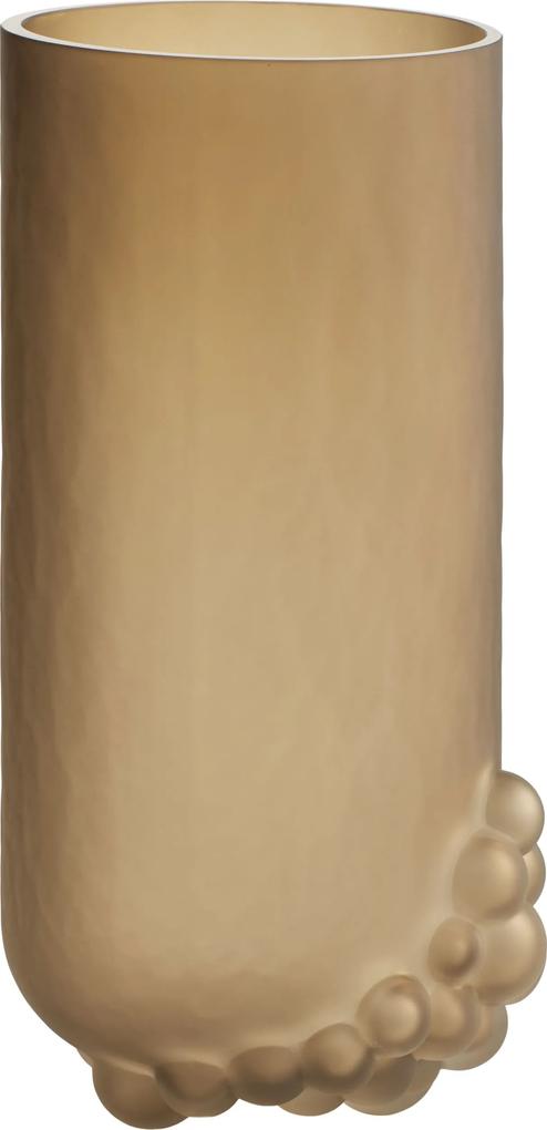 Váza Bulk 37 cm karamelová