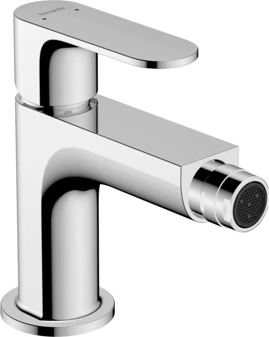 Hansgrohe Rebris S, páková bidetová baterie s kovovou odtokovou soupravou s táhlem, chromová, HAN-72212000
