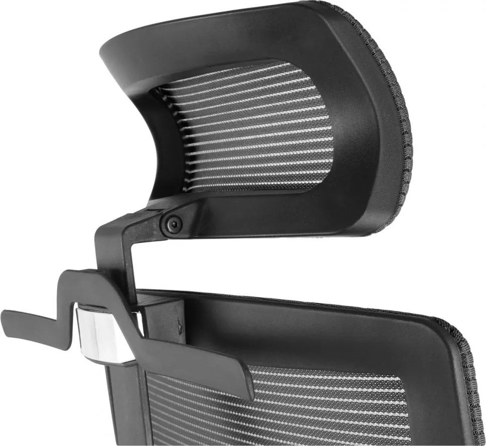 Ergonomická kancelářská židle ERGODO BOOST - černá síťovina / nosnost 150 kg